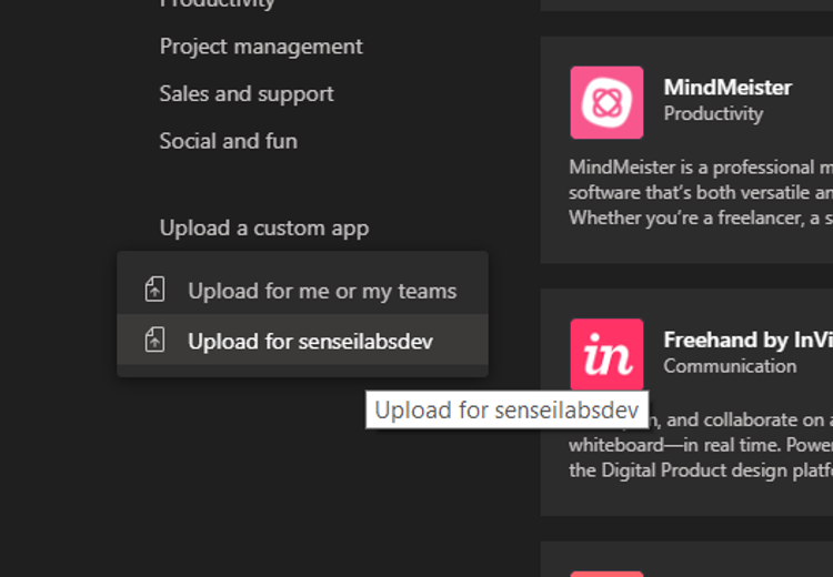 Configuring Conductor app for MS Teams – Sensei Labs Help Center