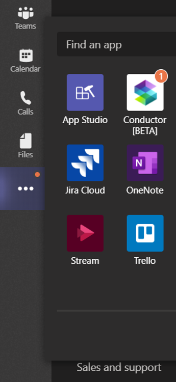 Configuring Conductor app for MS Teams – Sensei Labs Help Center